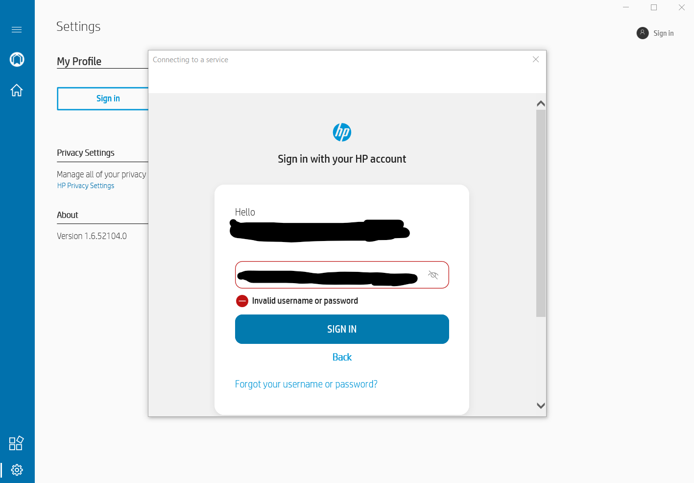 myHP App - HP Support Community - 8154617
