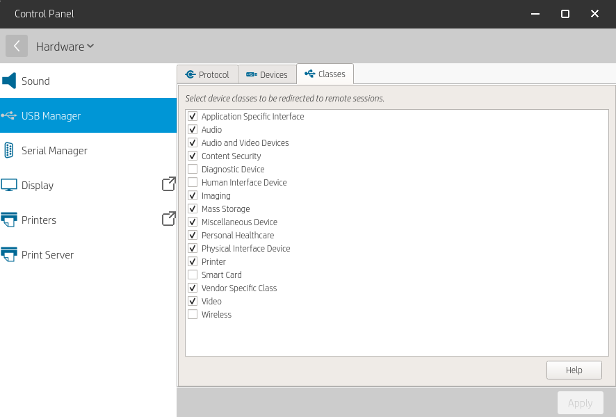Solved: ThinPro OS HP t640 Remote USB with Windows host and Wacom ta ...
