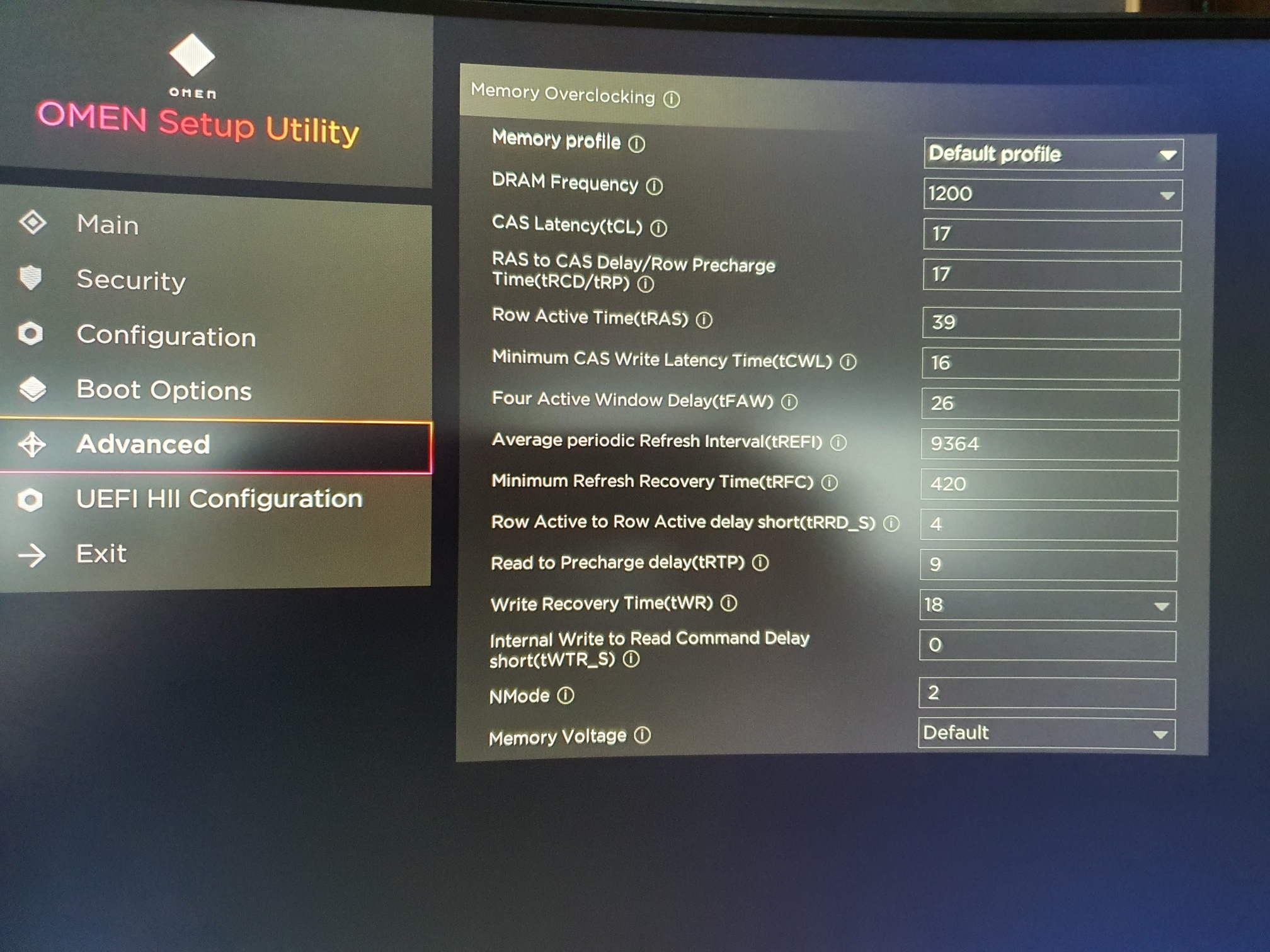 Solved: Overclocking RAM in the BIOS - HP Support Community - 8166347