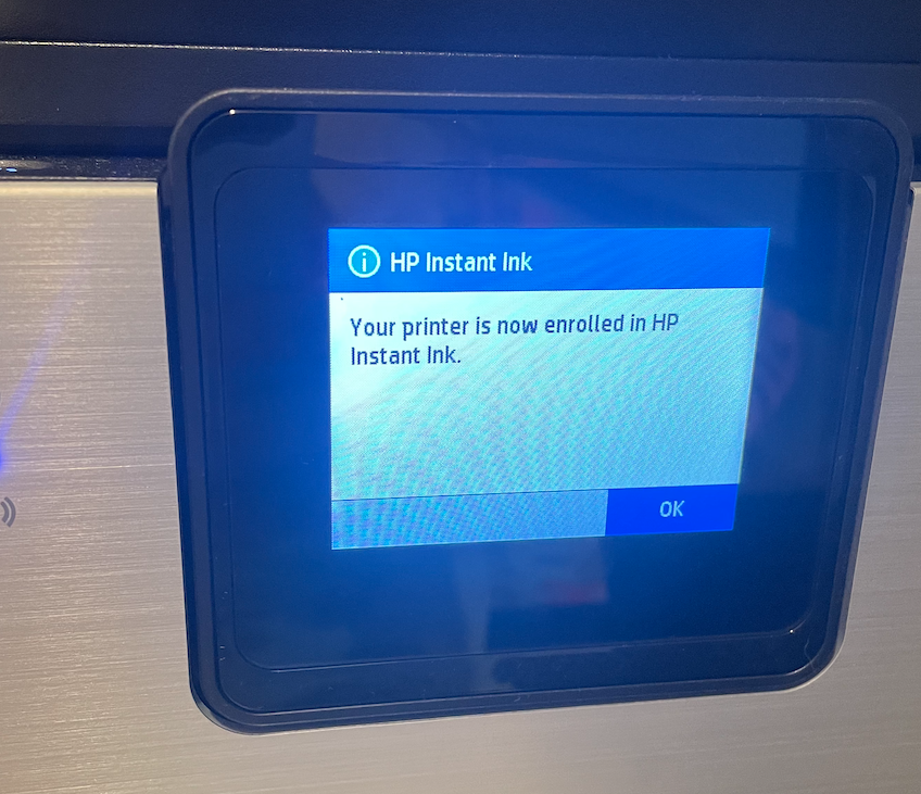 Solved: My printer screen is stuck on Solved: My printer screen is stuck on