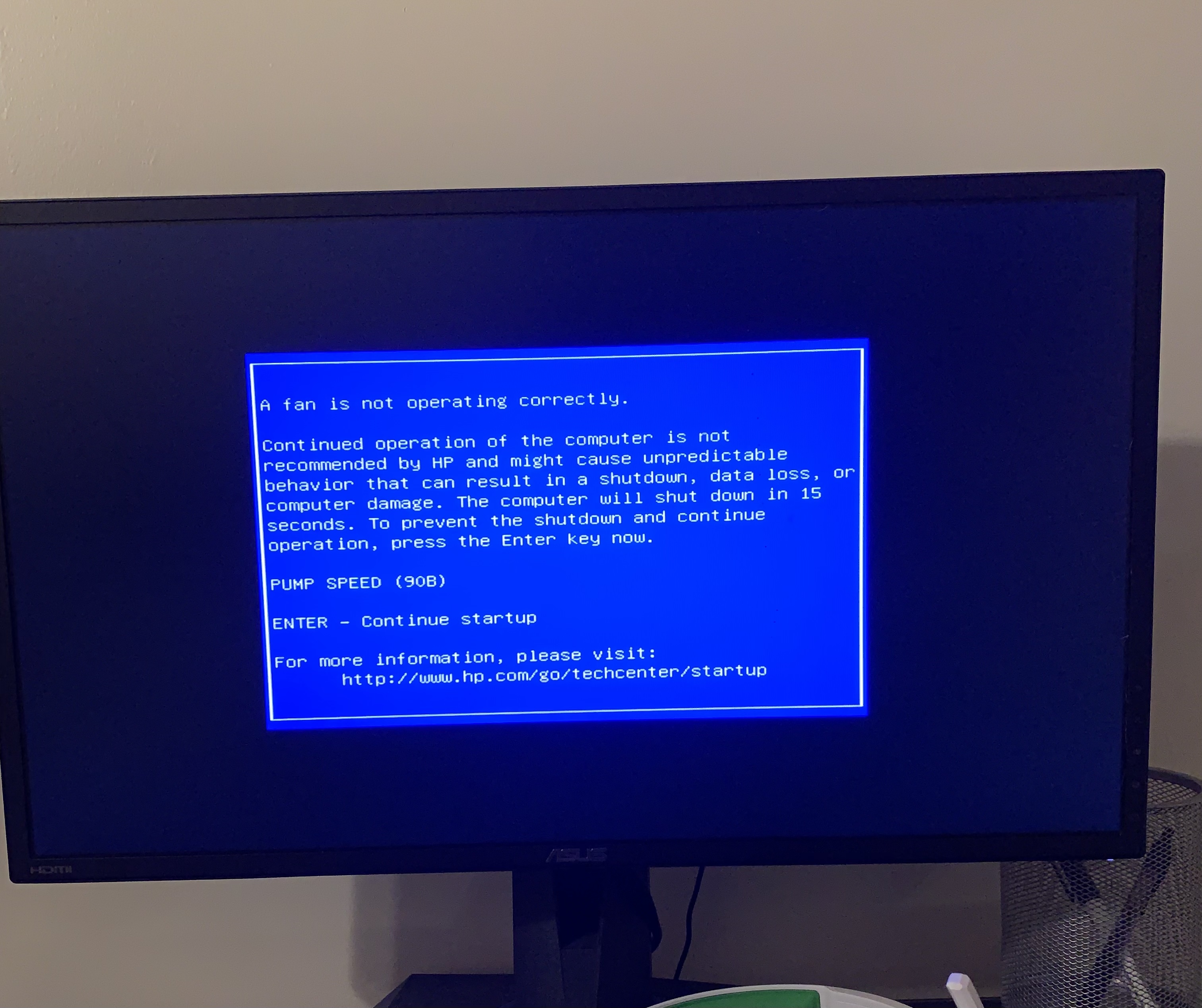 90B Error immediately after BIOS update - HP Support Community - 8176555