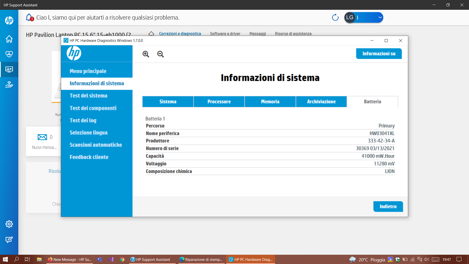 BATTERY CALIBRATION ON HP PAVILION 15-EH1005NL DOESNT WORK - HP Support ...