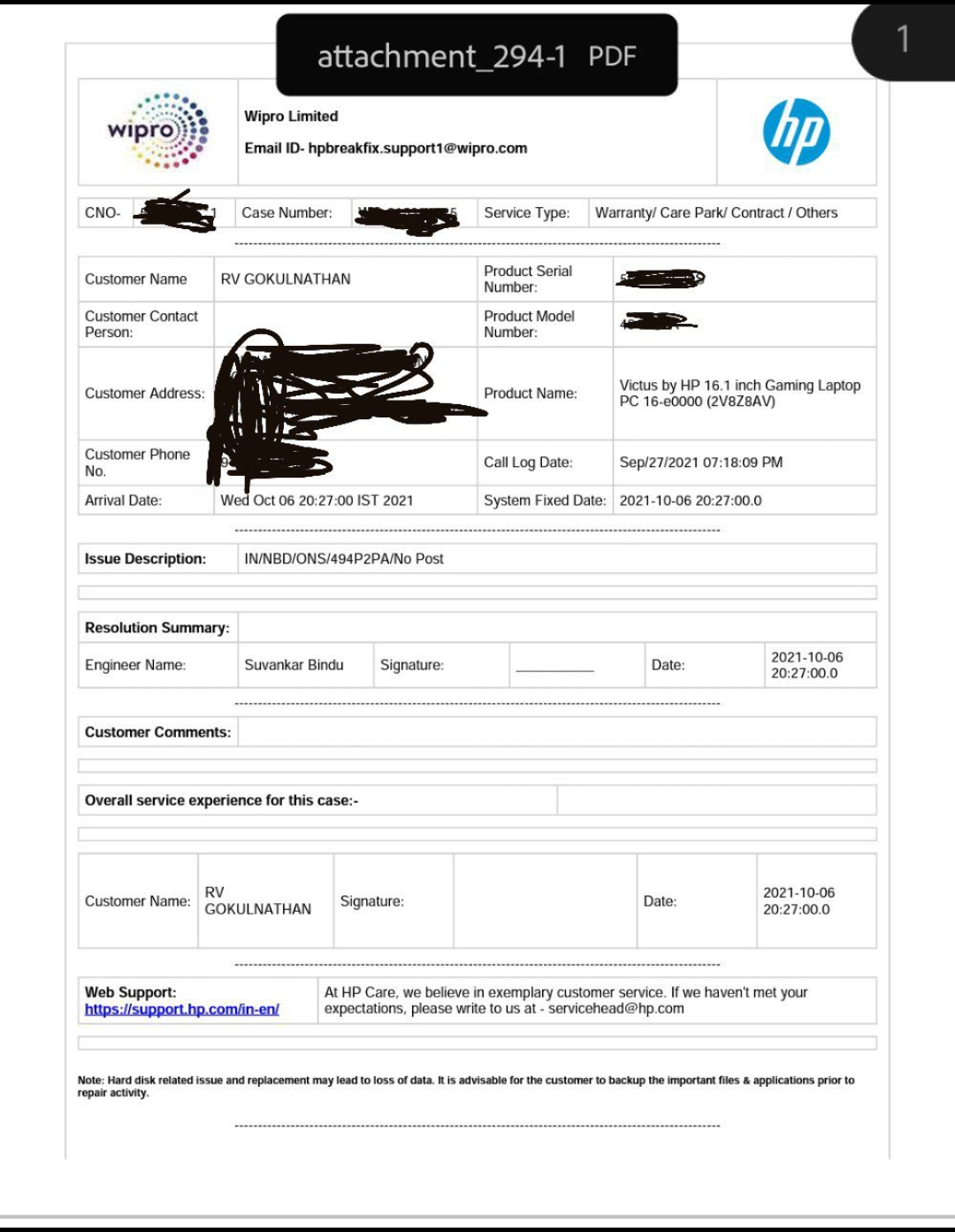 Nice job Hp for ruining other's precious time - HP Support Community ...