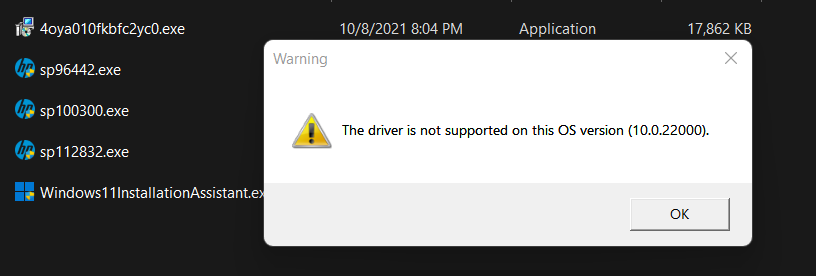 Windows 11 no audio (the driver not supported on this OS Ver... - HP ...