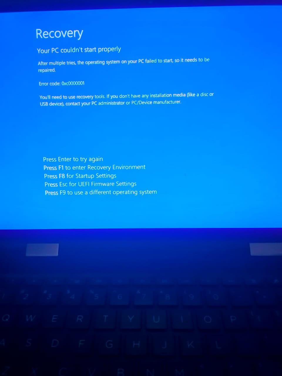 Windows not loading - HP Support Community - 8191638