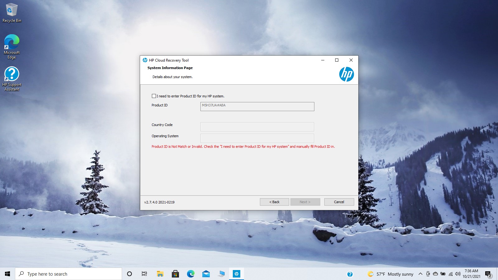 Solved: Recovery Media - HP Support Community - 8195101