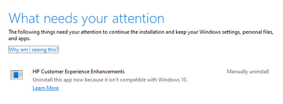 How to remove HP Customer Experience Ehnancements? It's prev... - HP ...