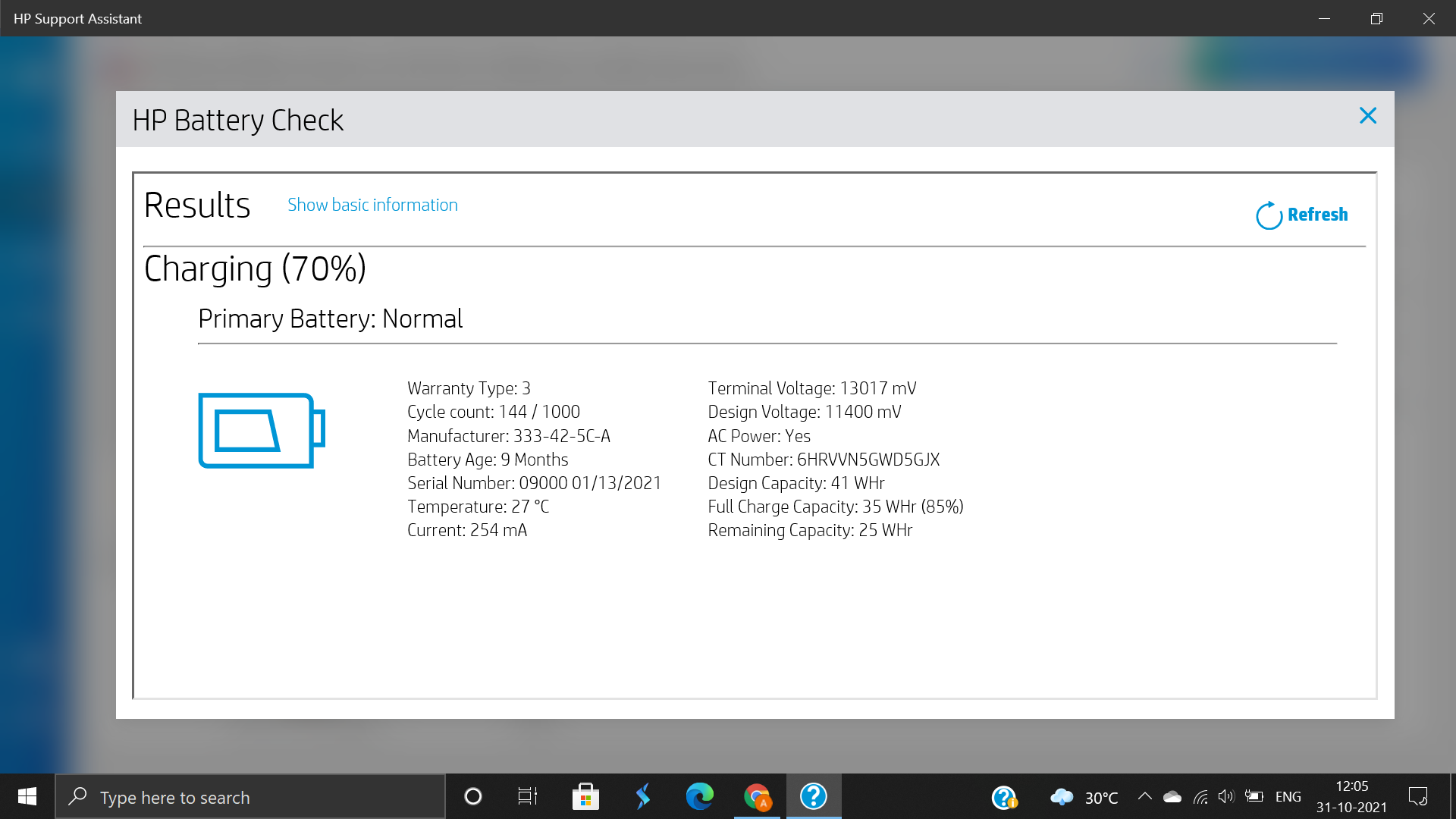Battery not charging more than 71% - HP Support Community - 8202858