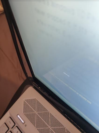 The border around my screen is cracking at the bottom - HP Support ...