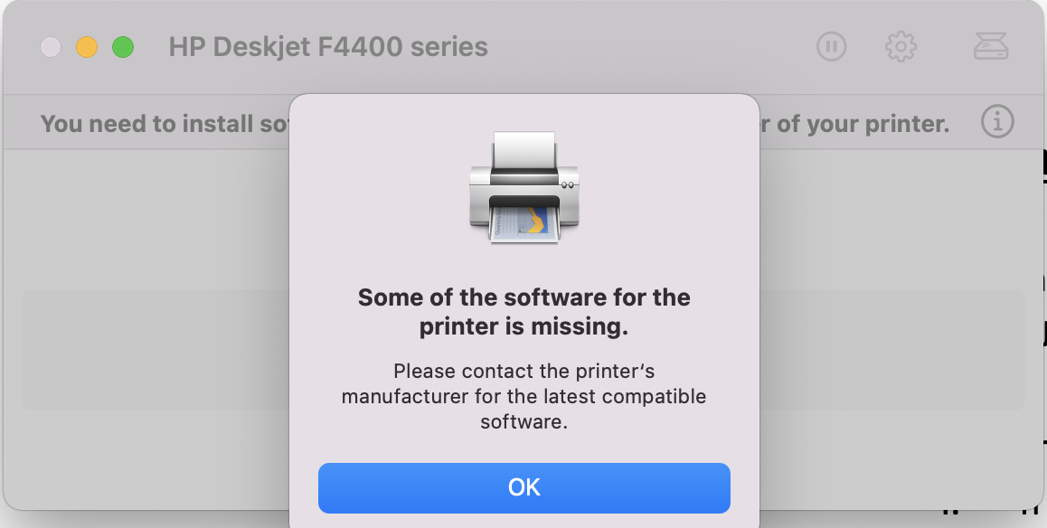 Printer won't print because computer says there is some soft... - HP ...