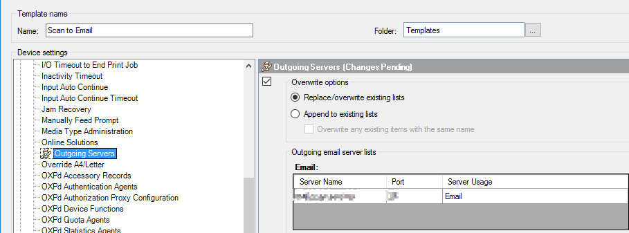 Solved: Can't find the setting to set SMTP server while creating a t ...