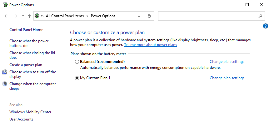 HP 15z-ef2000 Power Management Tab missing in Windows 10 - HP Support ...