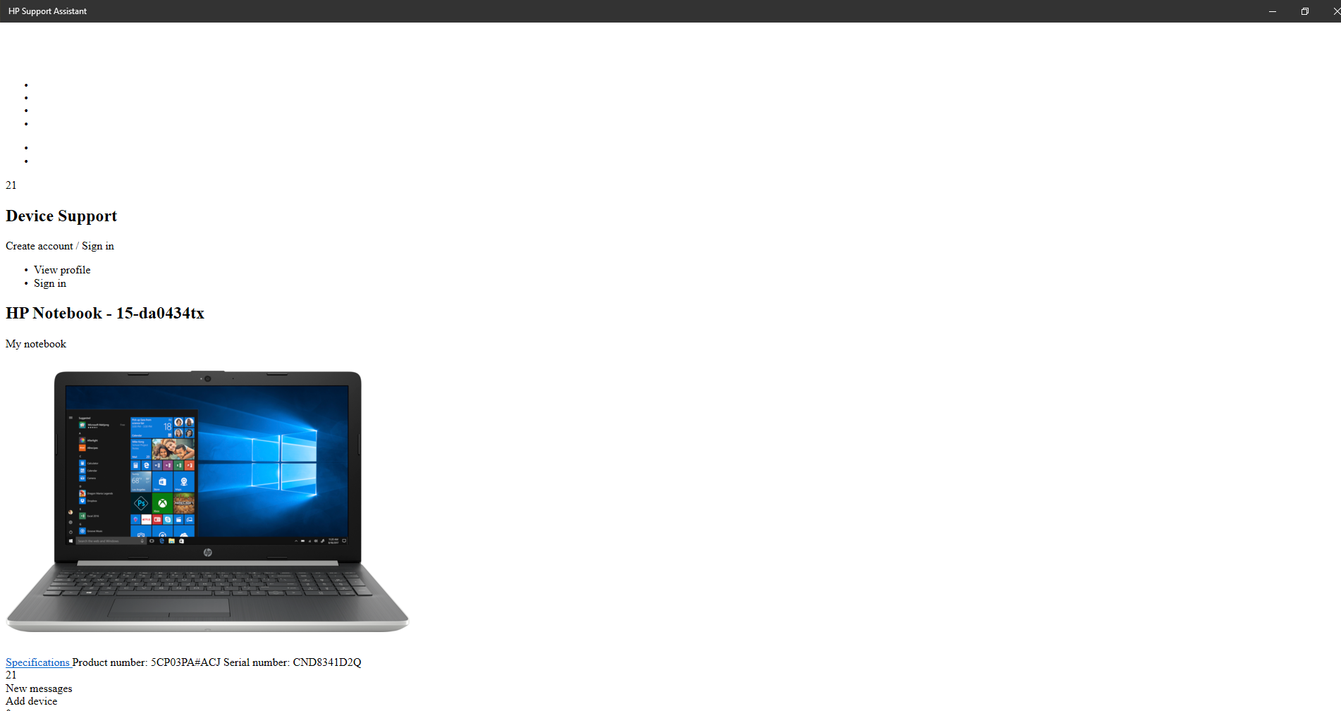 GUI issue with HP Support Assistant - HP Support Community - 8225366