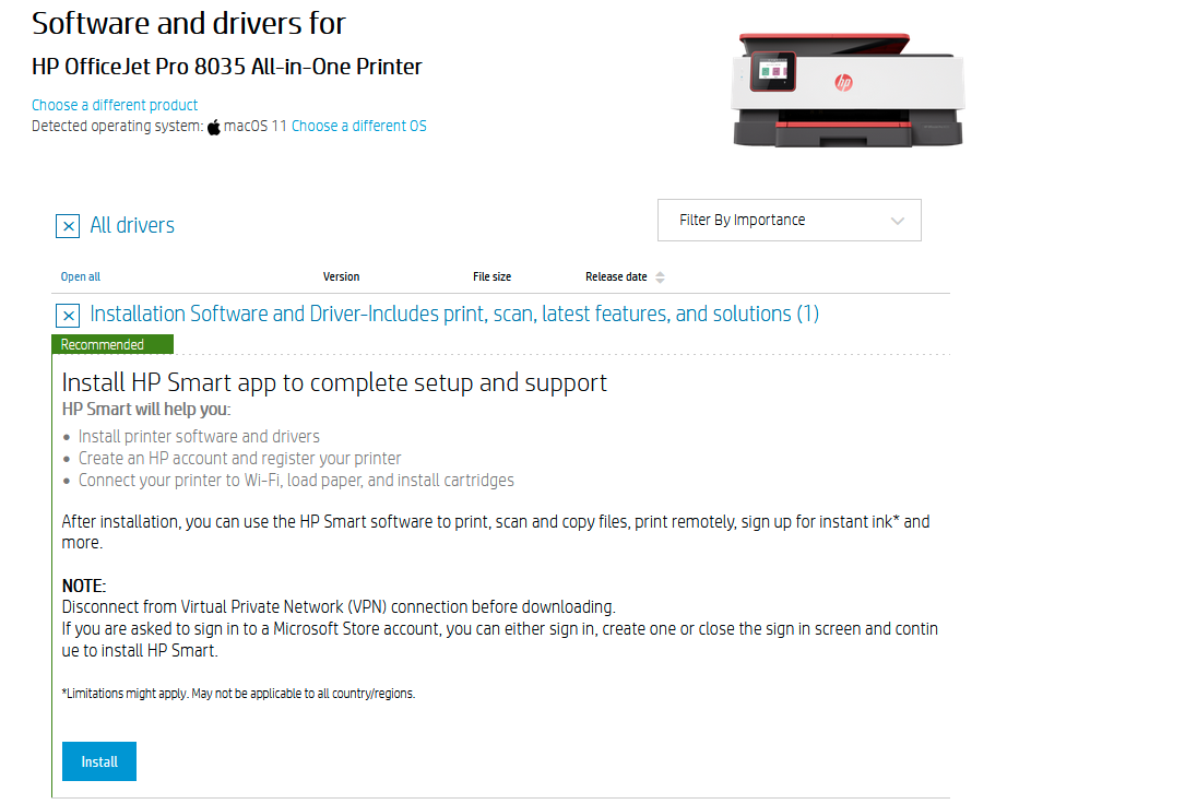 My OfficeJet Pro 8035 does not work - HP Support Community - 8230007