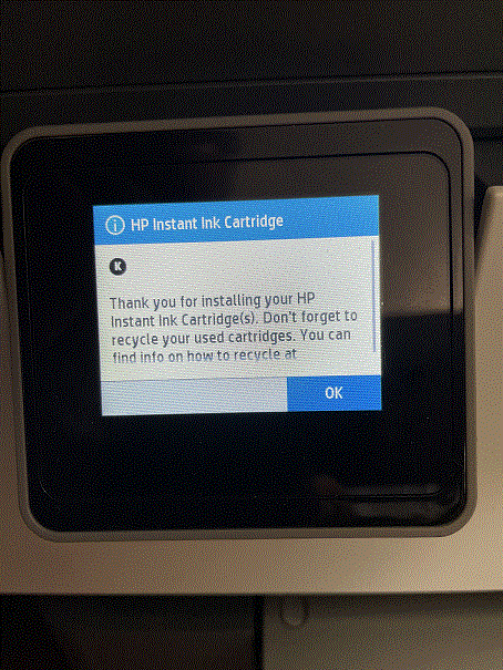 Solved: Printer Message Won't Go Away - HP Support Community - 8236347