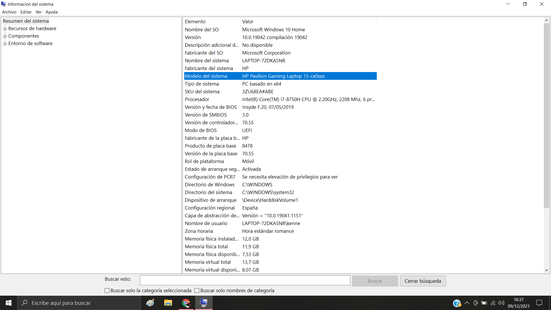 cada vez que enciendo el ordenador me sale una pantalla negr... - HP ...