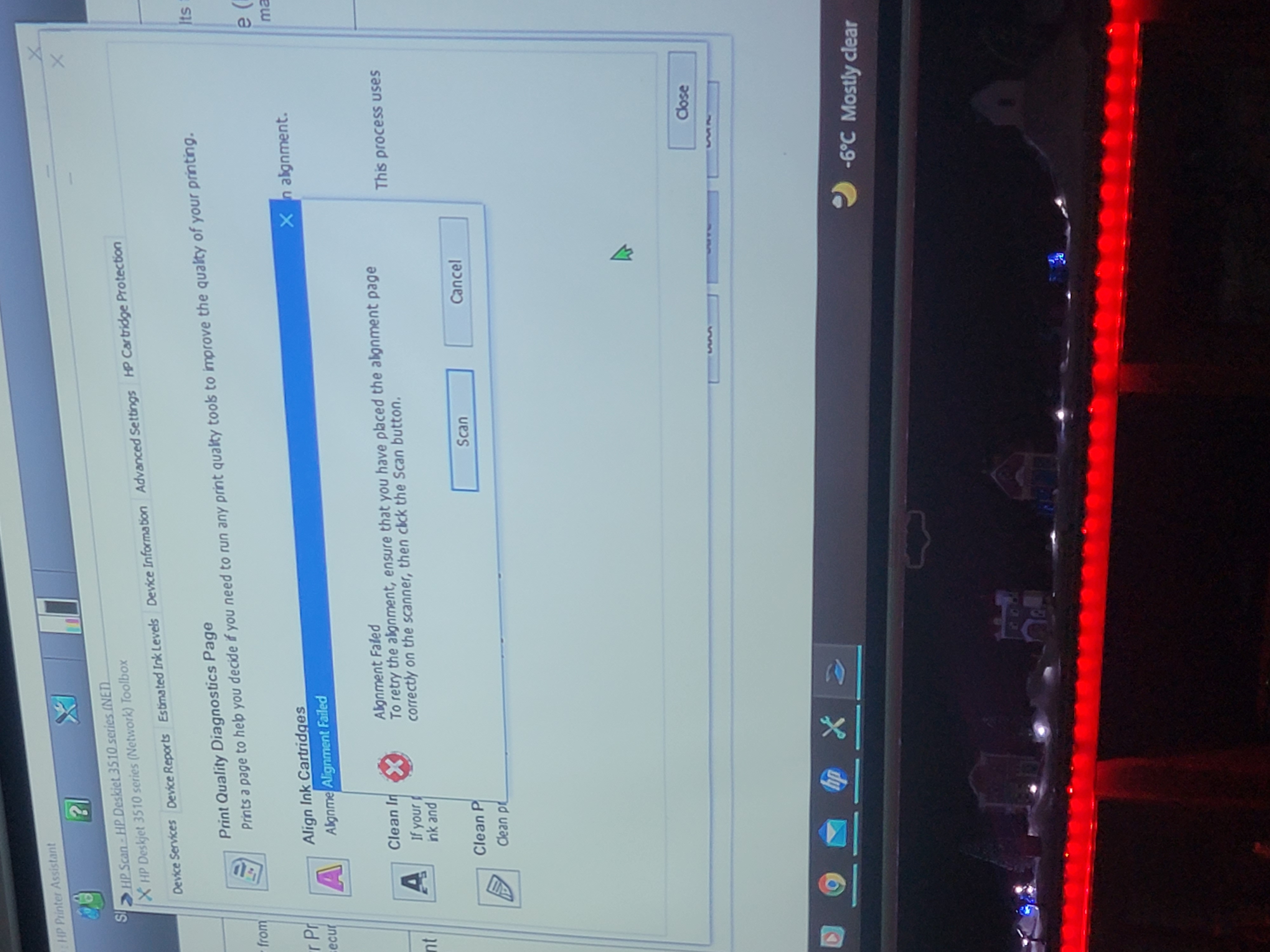 Printing alignment - HP Support Community - 8237371