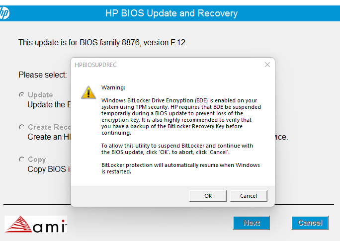 Solved: HP BIOS Update Question - HP Support Community - 8238356