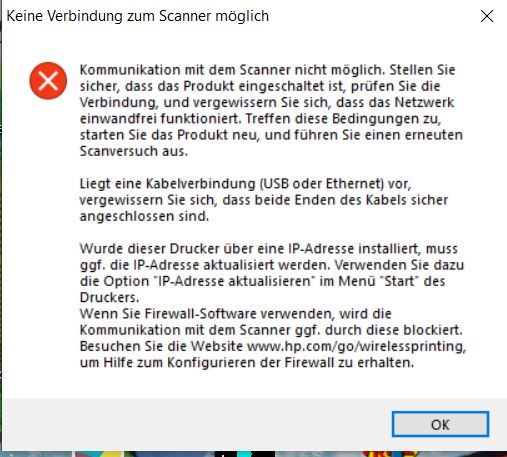 Solved: No communication with scanner HP OfficeJet Pro 8500 - HP ...