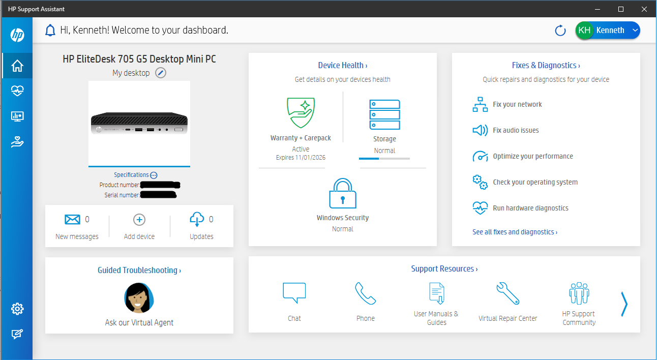 Solved: HP Support Assistant System tray icon is showing an orange c ...