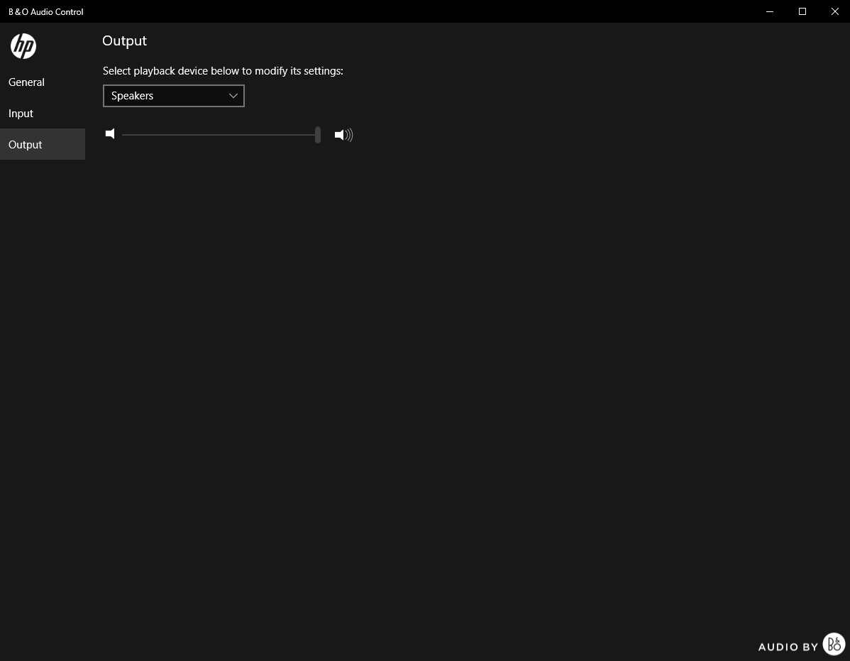 B&O Audio Control Equalizer setting missing - HP Support Community ...