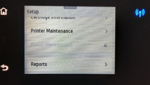 Solved: HP 6978. Message on touch screen: "The feature has been lock ...