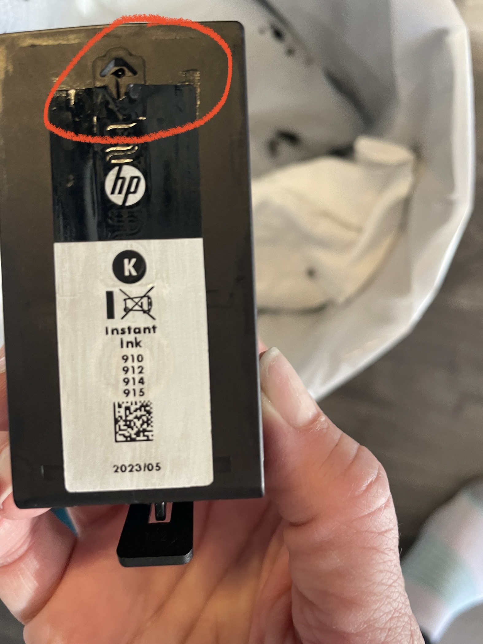 Defective Ink Cartridges - HP Support Community - 8228501