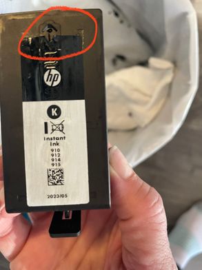 Defective Ink Cartridges - HP Support Community - 8228501
