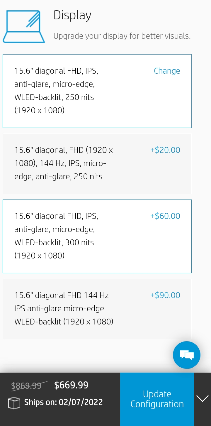 Solved: Differences in displays hp pavilion gaming laptop display - HP ...