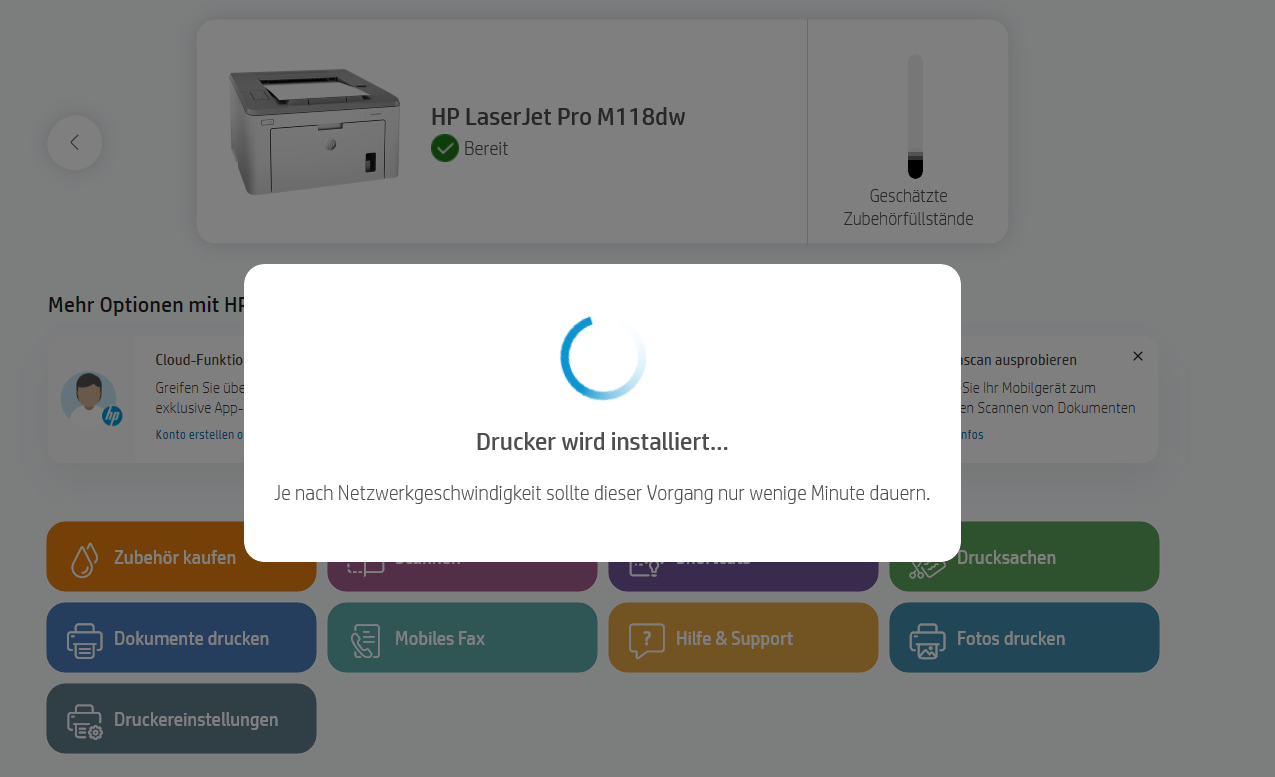 HP Laserjet Pro M118 works with HP Smart, but not in Windows... - HP ...