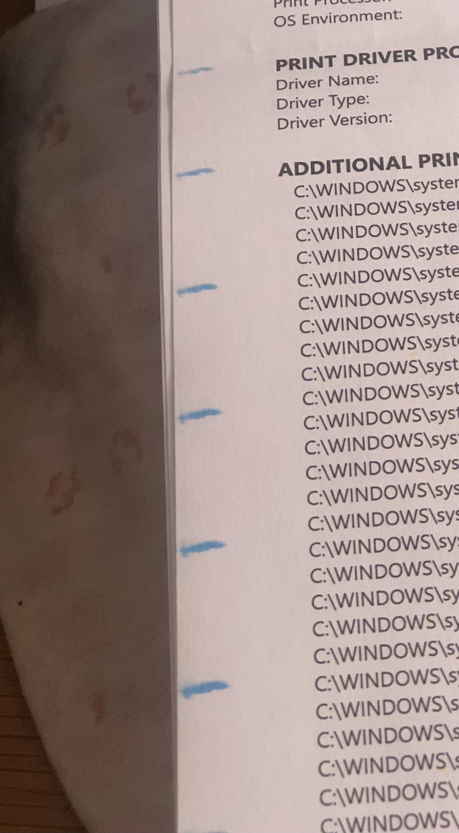 Printer stains/marks - HP Support Community - 8278178