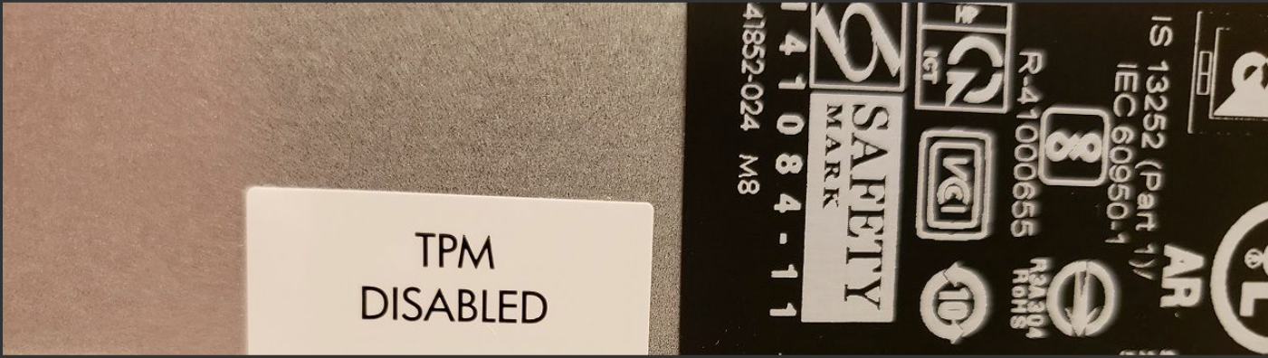 Solved: TPM 2.0 not detected/activated in HP Z8 G4 - HP Support ...