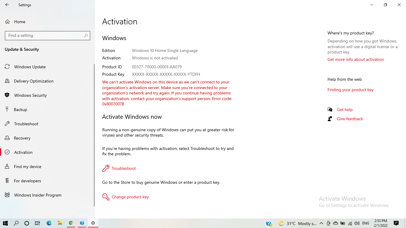 Solved: About Windows License expired issue. - HP Support Community ...