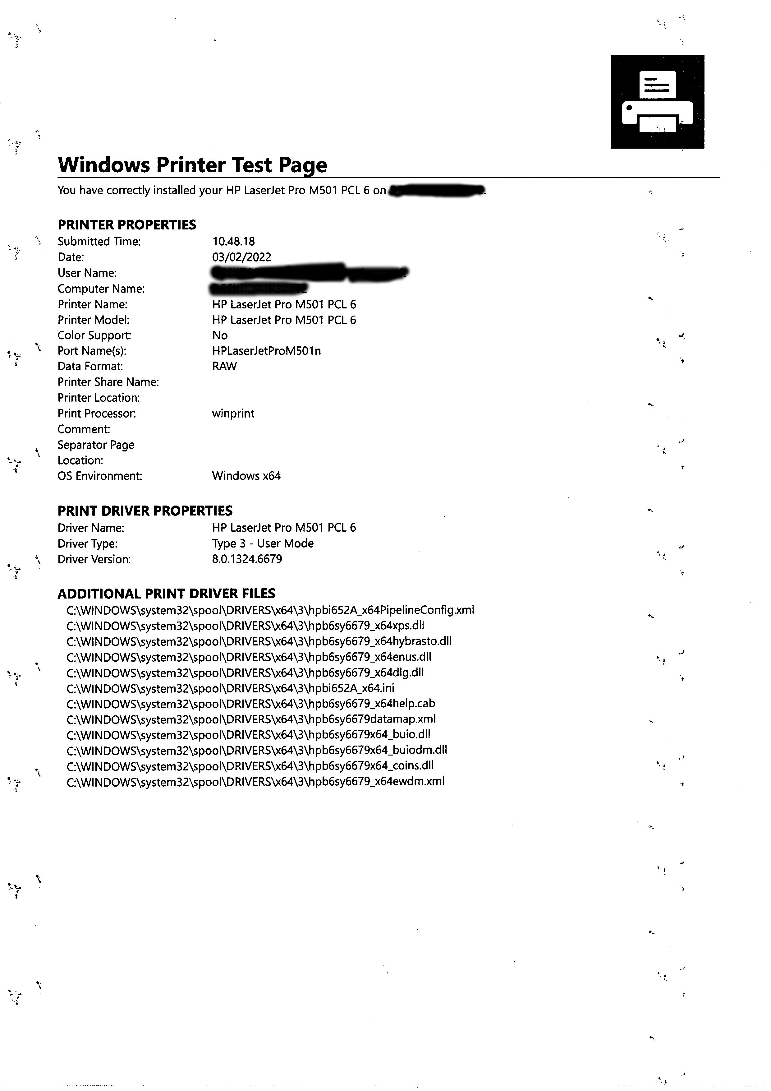 HP Laserjet Pro M501 smudges appear in printed paper - HP Support ...