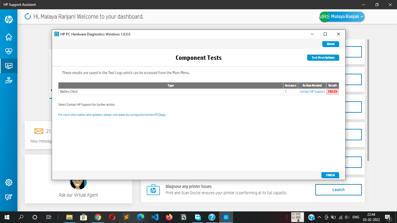 Hp support assistant not recognizing my battery - HP Support Community ...
