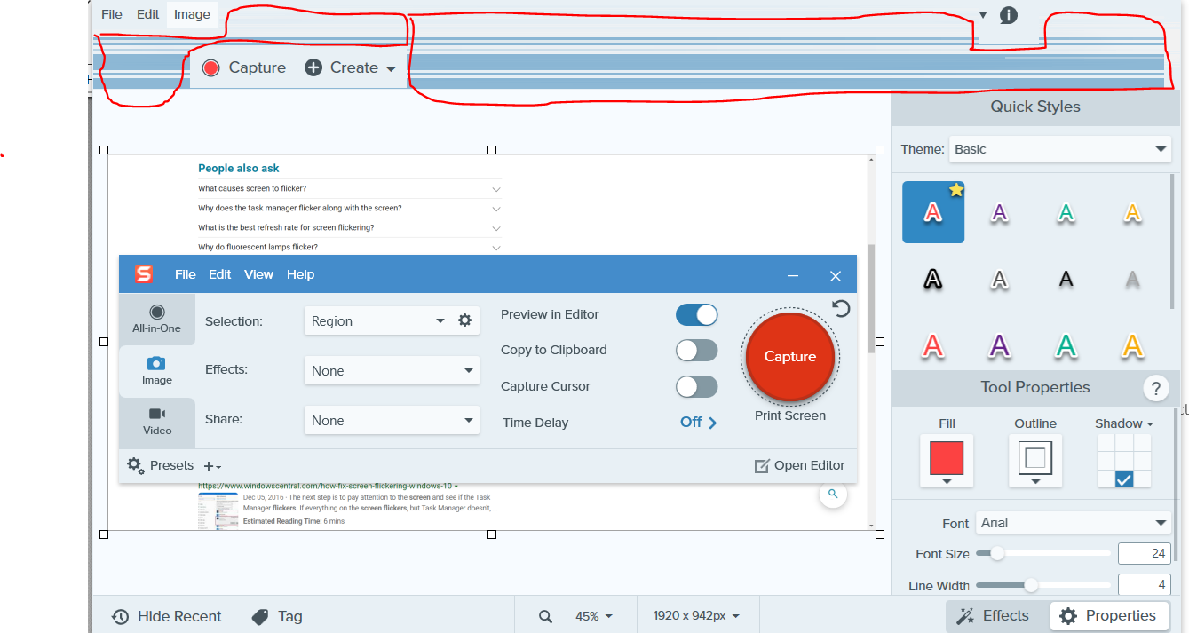 Graphical Distortion: Horizontal & Vertical Colour Stripes F... - HP ...