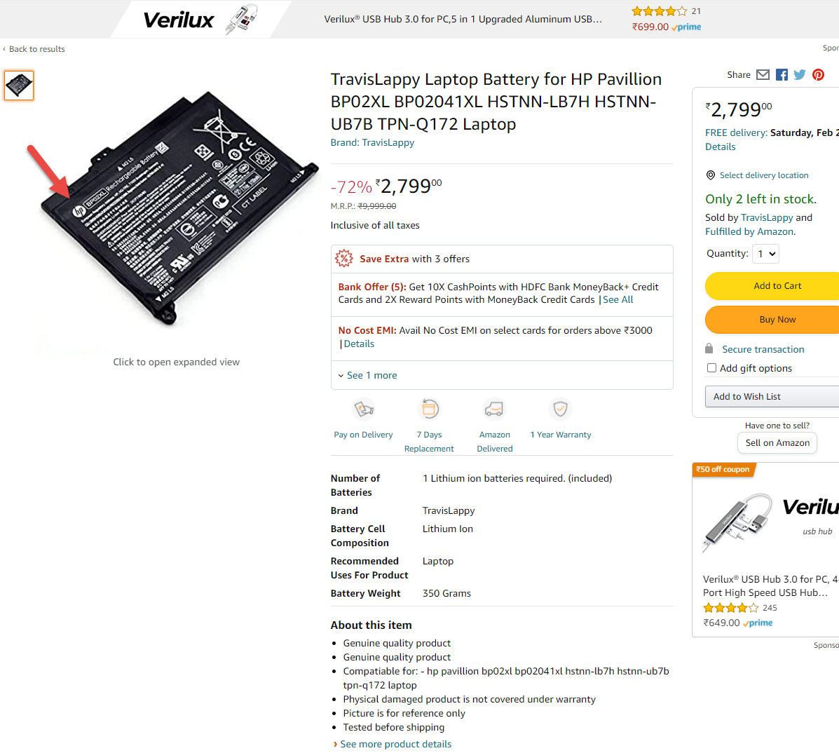 Battery Replacement - HP Support Community - 8304844