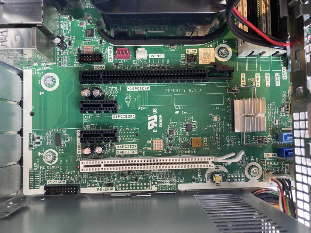 Location of internal F_USB connector in EliteDesk 800 G8 SFF - HP ...