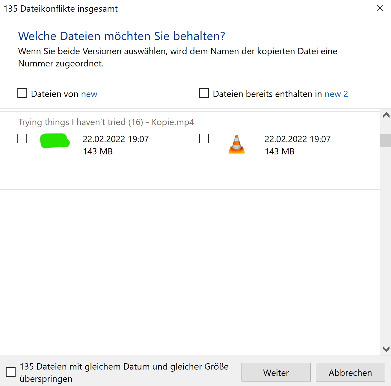 Windows 10 Duplicate Files Window Error - HP Support Community - 8309850