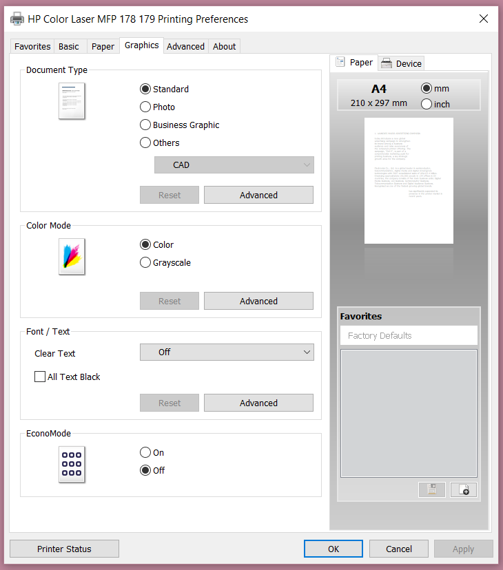 Printing light yellow instead of grey, light green and light... - HP ...