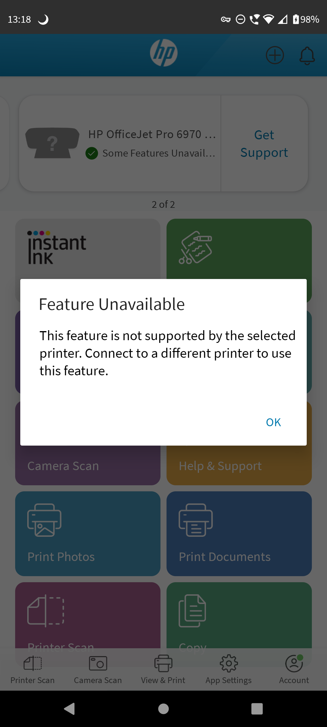 OfficeJet 6970 scan error - HP Support Community - 8319766