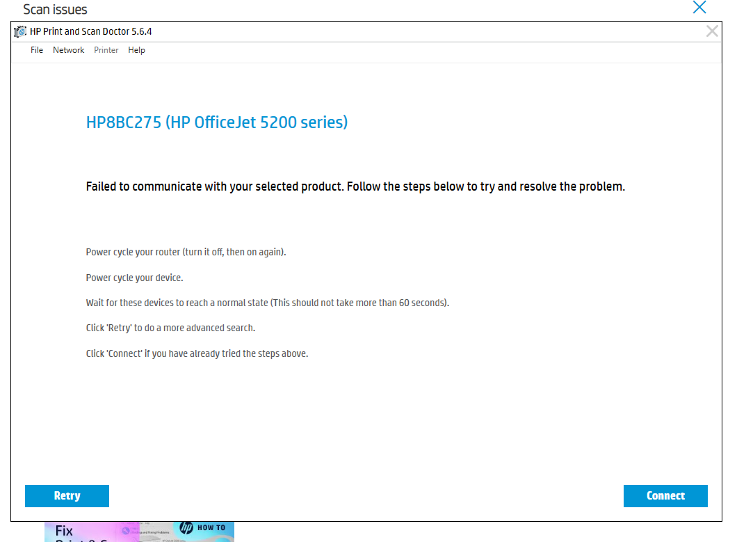 scanner not working 5255 - HP Support Community - 8320800