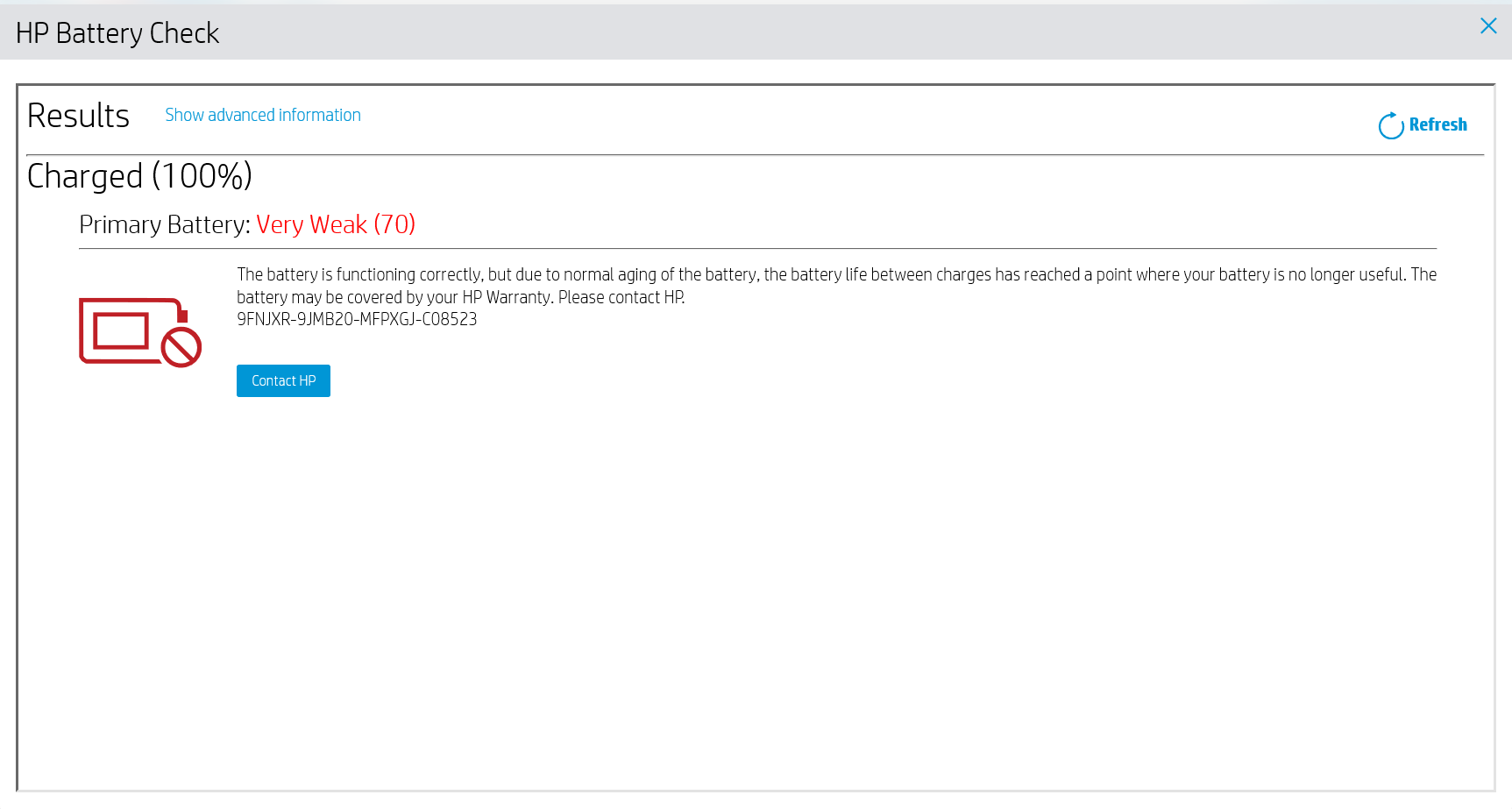Solved: Primary Battery - HP Support Community - 8321206