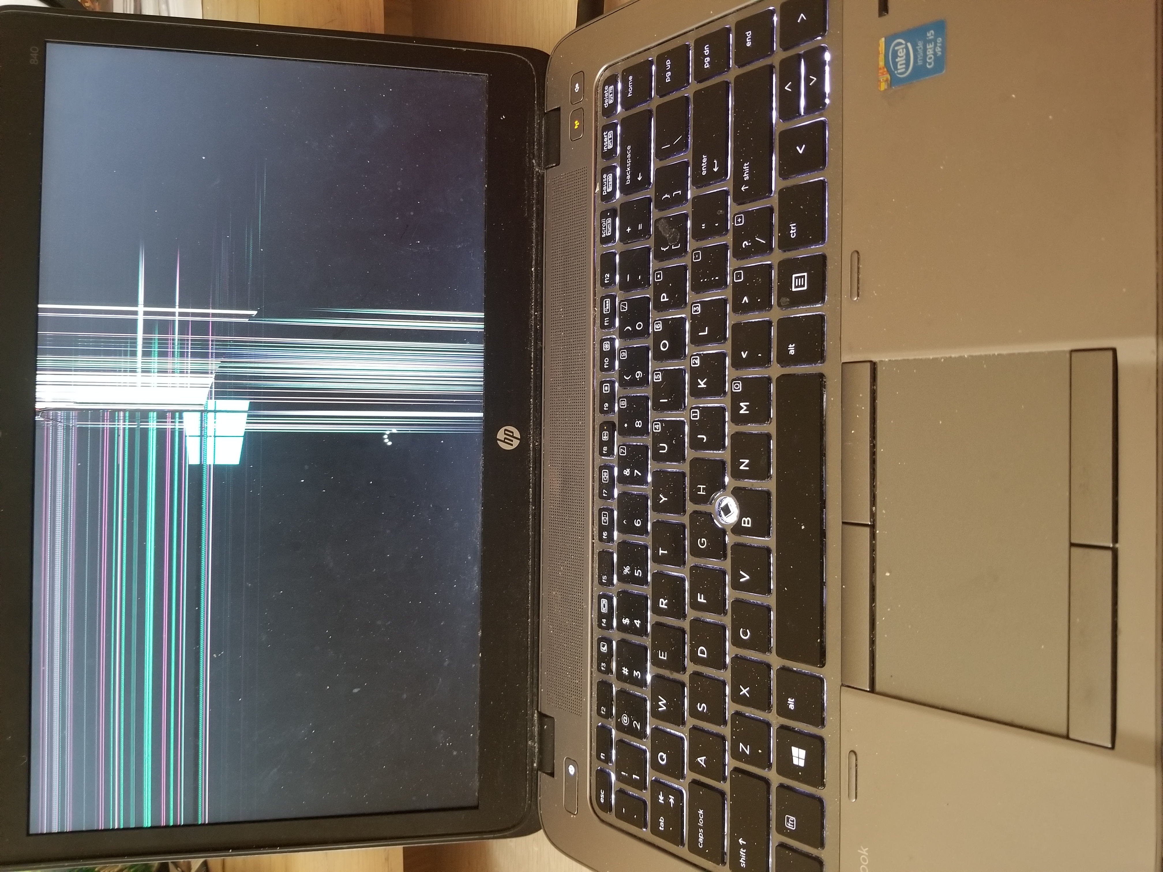 Broken screen - HP Support Community - 8322214