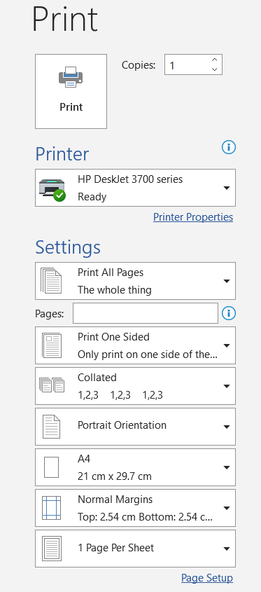 Hp deskjet 3700 only prints one page at a time, how to solve... - HP ...