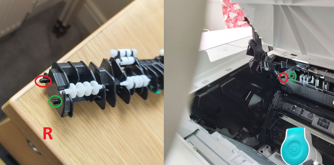 Solved: Problem replacing the exit paper guide. - HP Support Community ...