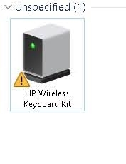 Wireless keyboard kit driver issue - HP Support Community - 8333455