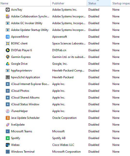 How do I change the startup menu so fewer things start when ... - HP ...