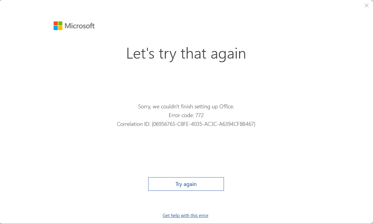 cannot redeem microsoft office - HP Support Community - 8341217