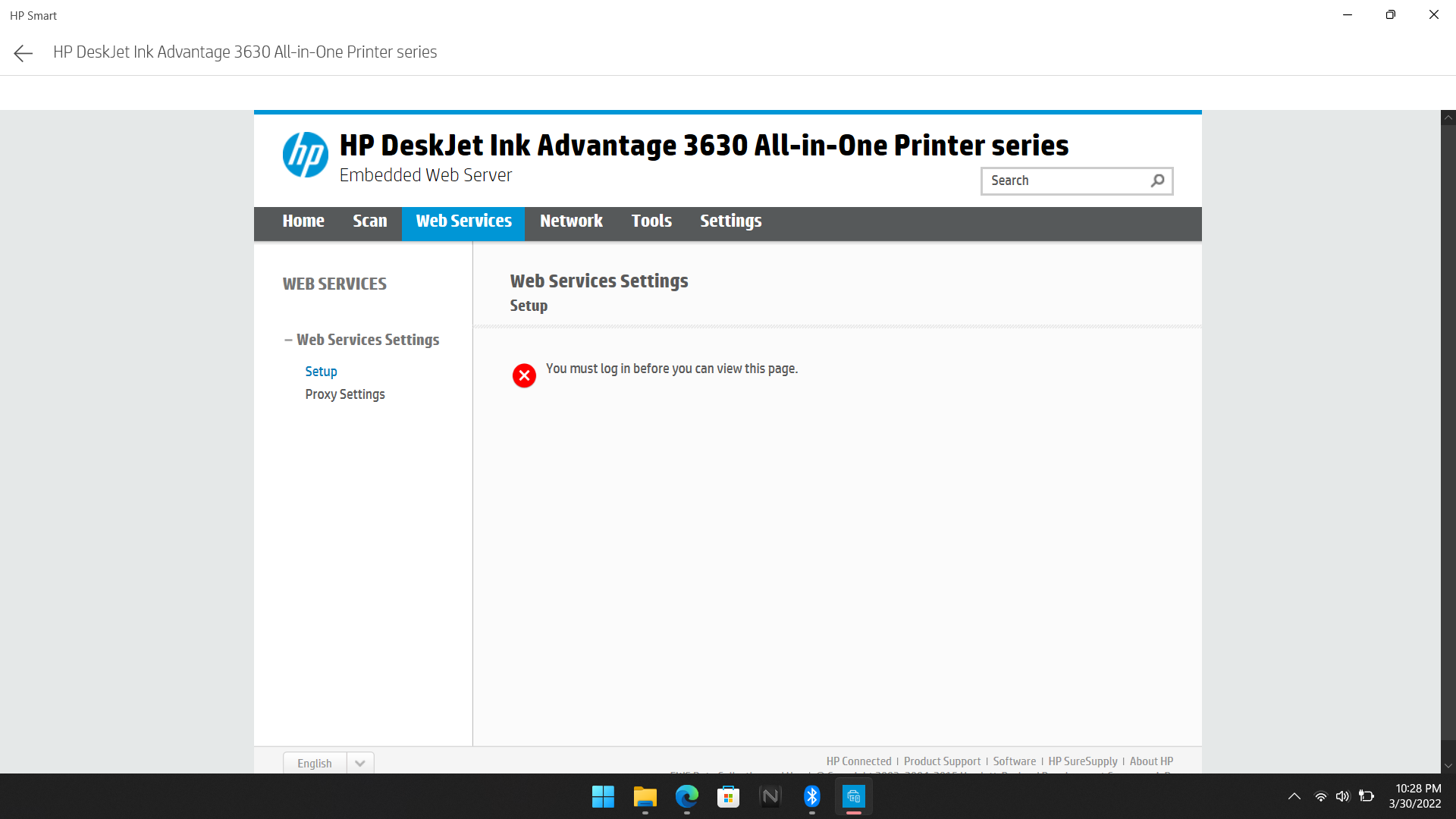 ews username and password - HP Support Community - 8344909